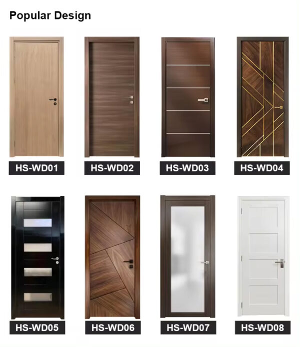 Interior Room Mahogany Solid Wood Doors - Hanse